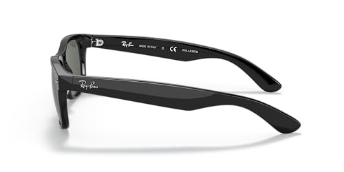 RAY BAN RAY-BAN RB2132 NEW WAYFARER SQUARE SUNGLASSES SIZE: 55 - BLACK ...