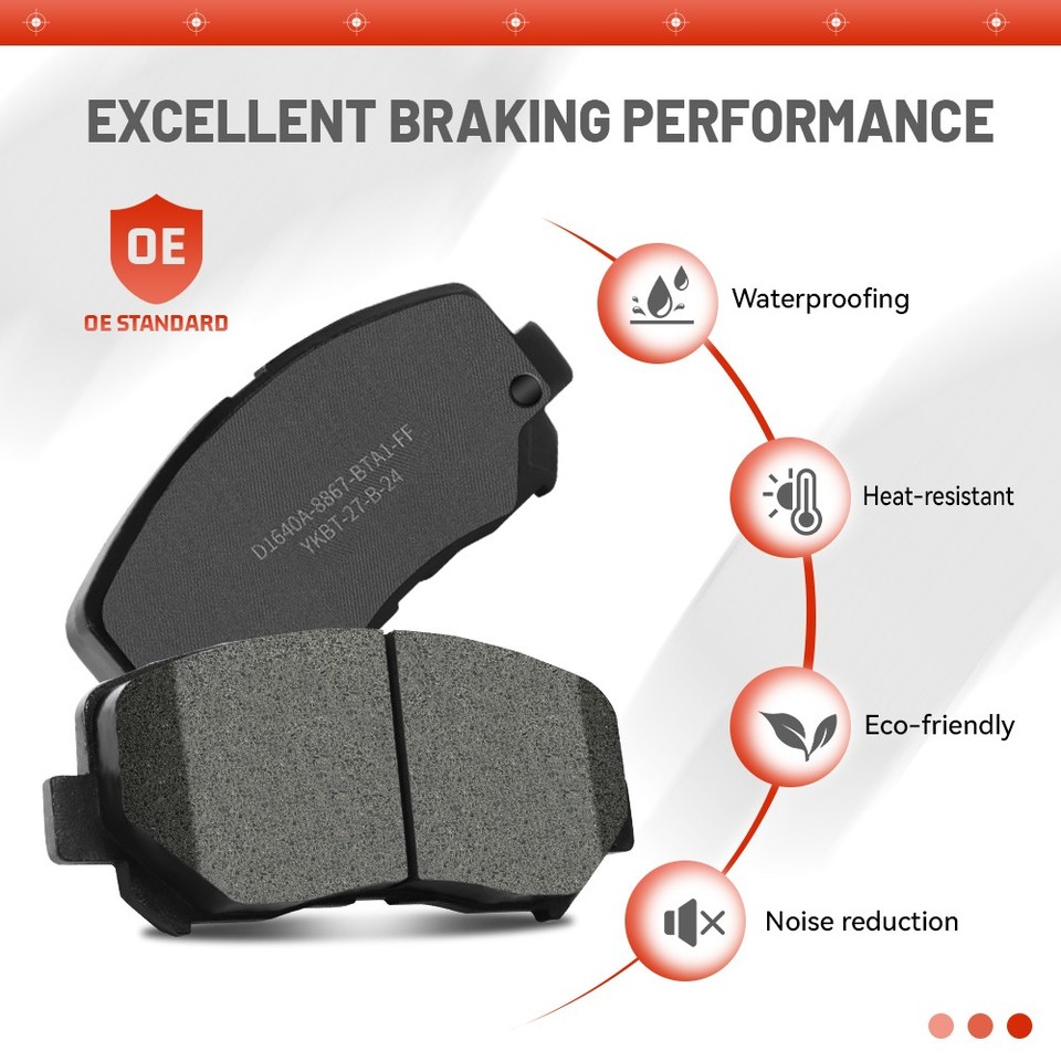 Front Drilled Brake Rotors+Ceramic Pads w/Clips for Chevy Camaro 2010 ...