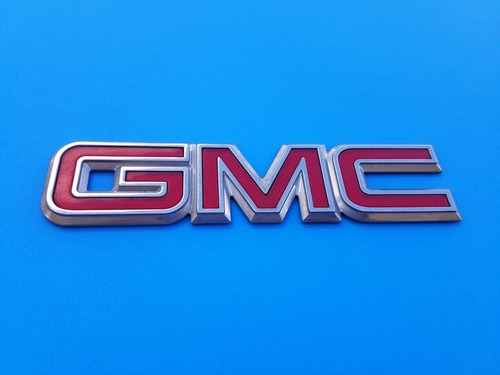 GMC YUKON SONOMA SIERRA TRUCK REAR LID EMBLEM LOGO BADGE SYMBOL USED ...