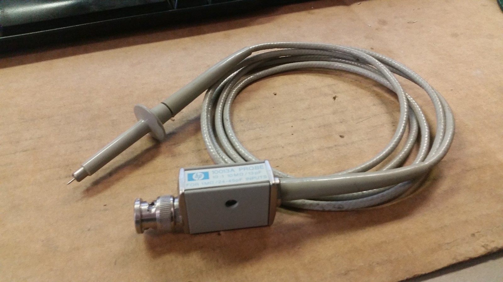 HP 10013A Oscilloscope Probe 10:1 10 Mohms 13pF for 1 Mohms 24-45pF ...