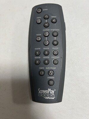 InFocus ScreenPlay Director OEM Original Replacement Remote Control | eBay