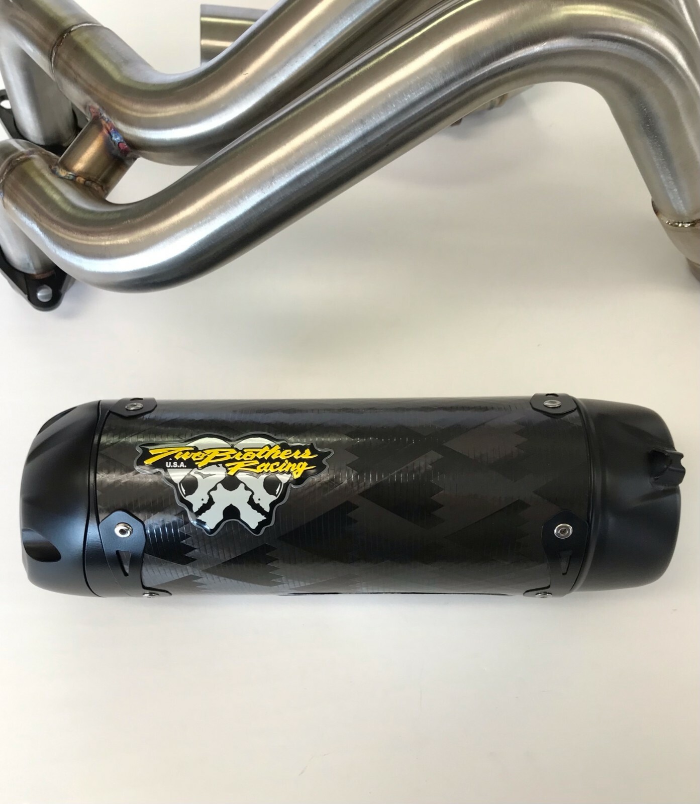 2015-2021 Yamaha FZ07 MT07 Two Brothers Typhoon Carbon Fiber Full ...