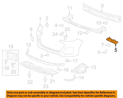 GM OEM 19-22 Spark Front Bumper Grille Bumper Components-Guide 42575787 ...