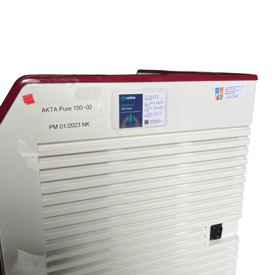 GE Akta Pure 150 M (base 150 L chassis, V9H-IB/C/O valves, dual pump ...