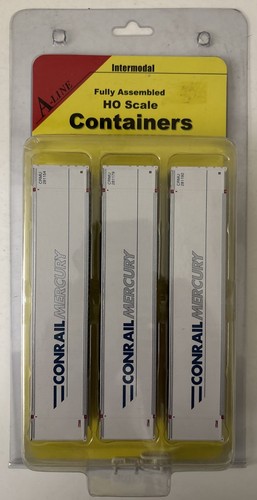 (3) Intermountain 1:87 48FT Smooth Side Container Conrail Mercury | eBay