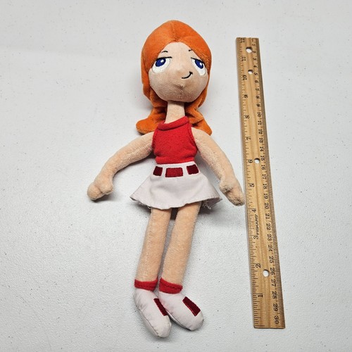 Disney Store Phineas and Ferb CANDACE PLUSH - 11" Stuffed Animal - RARE ...
