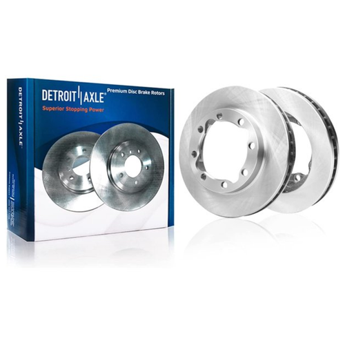Detroit Axle 318mm 8-Lugs Front Disc Brake Rotors for Dodge Ram 2500 ...