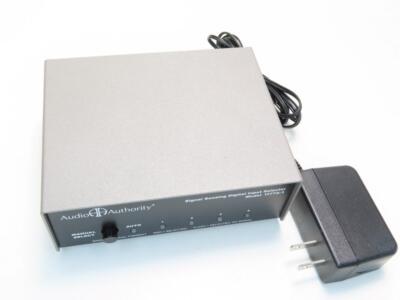 AUDIO AUTHORITY MODEL 1177 SIGNAL SENSING DIGITAL INPUT SELECTOR W/AC ...