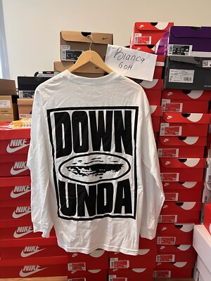 Corteiz Central Cee Down Unda Tshirt Size L - FREE SHIPPING | eBay