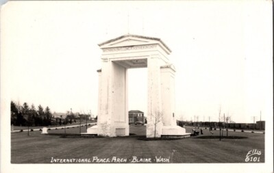 RPPC International Peace Arch, Blaine, Washington Ellis Photo c1947 | eBay