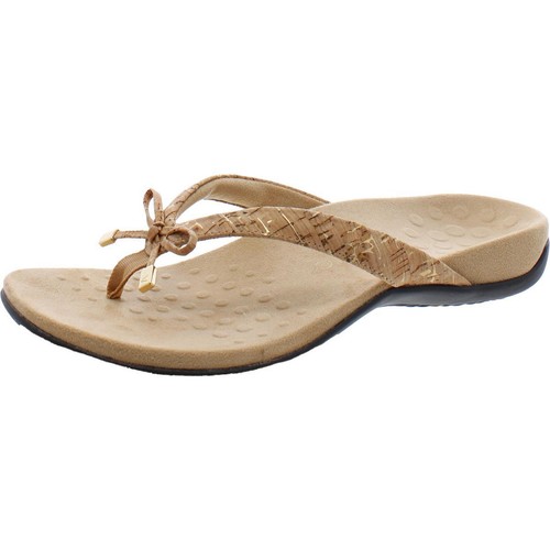 Vionic Womens Bella II Gold Patent Slide Sandals Shoes 10 Medium (B,M ...