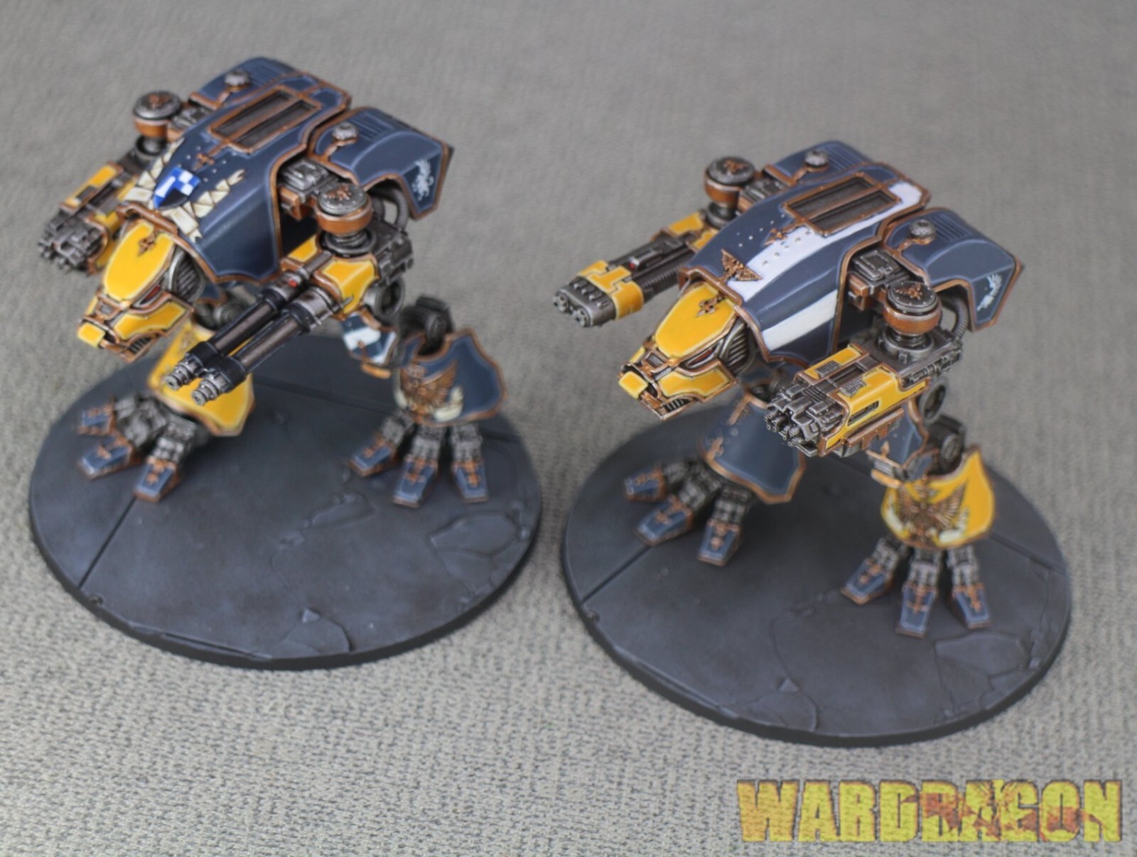 WARHOUND SCOUT TITANS WITH TURBO-LASER DESTRUCTORS&VULCAN MEGA-BOLTERS ...