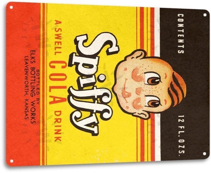 Spiffy Cola Soda Pop Store Advertising Vintage Retro Wall Decor Large ...