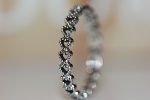 AUTHENTIC NEW PANDORA LINKED LOVE RING 190980 *CHOOSE SIZE*S925 ALE BOX ...