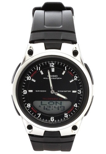 Casio AW80-1AVCB Forester Men's Analog Digital Ranger Fishing Timer ...