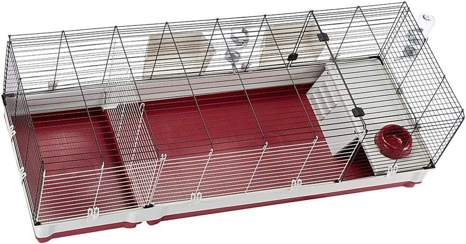 Easy-Clean Krolik XXL Rabbit Cage & Extension - Ideal for Rabbits ...