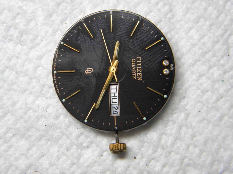 Citizen 5500A Quartz Wrist Watch Movement for Repair or Parts Only | eBay