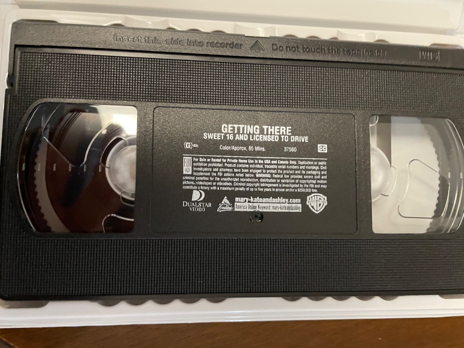 Mary Kate and Ashley Olsen Holiday in the Sun & Getting There VHS Tape ...