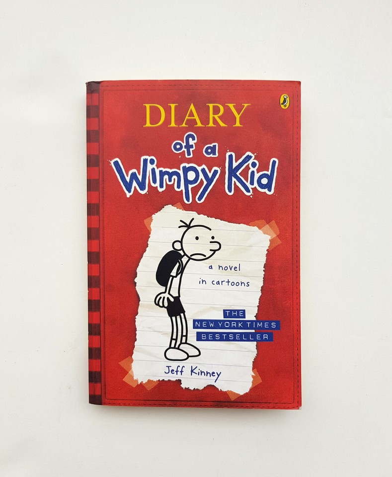 Diary Of A Wimpy Kid Jeff Kinney 01 A Novel in Cartoons + 04 Dogs Days ...