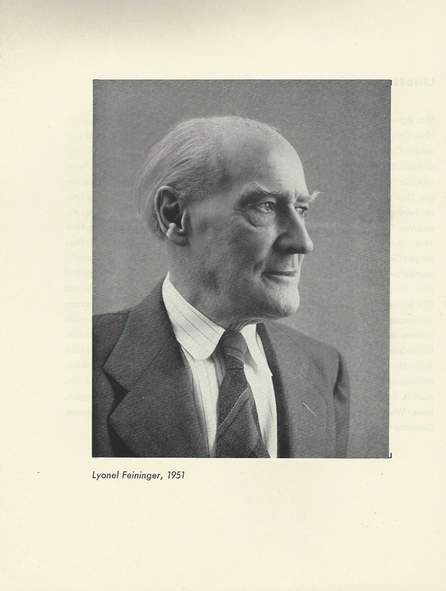 Lyonel Feininger Portrait