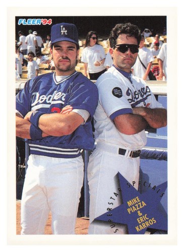 1994 Fleer #713 Mike Piazza / Eric Karros | eBay