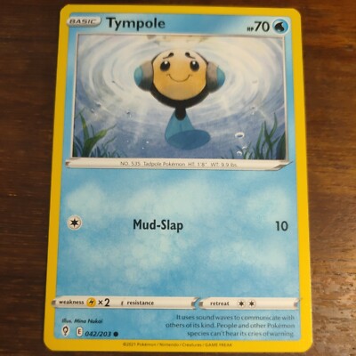 Tympole 042/203 Common | SWSH: Evolving Skies | Pokemon Card | eBay ...