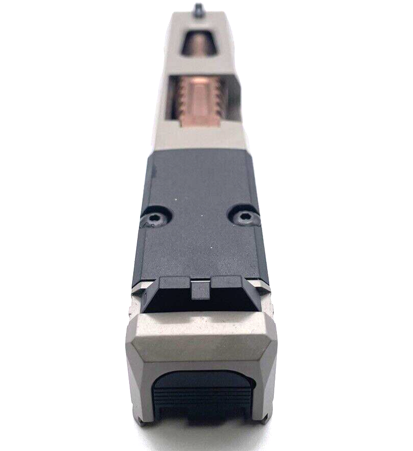 Hight Table Glock 26 G26 Gen 3 Nickel Slide RMR Cut Copper Crowned ...