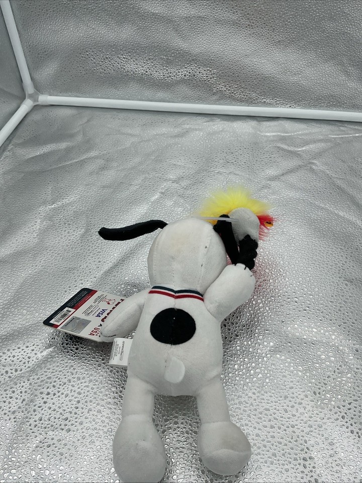 Snoopy Peanuts Team USA Olympics Dog Toy Plush Torch Bearer 2024 | eBay