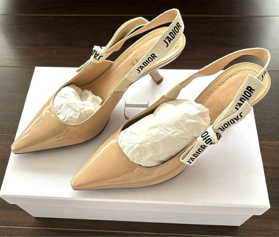 DIOR J'A Slingback Pumps 35 | eBay