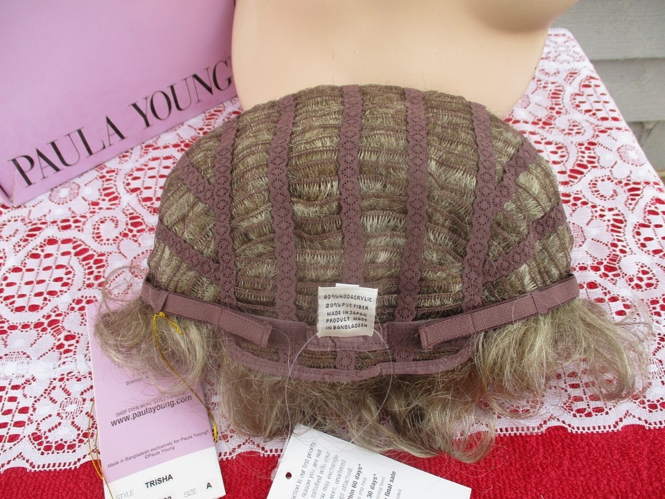 NWT Paula Young Wig A5512 TRISHA Color 18/22 WARM TOFFEE Lt Ash Brown ...