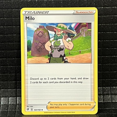 Milo #161/192 Rebel Clash Uncommon Pokemon Card Trainer | eBay
