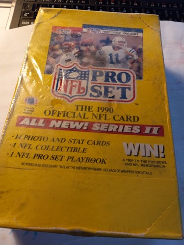 1990 NFL Pro Set Series 2 Football Factory Sealed Box | eBay