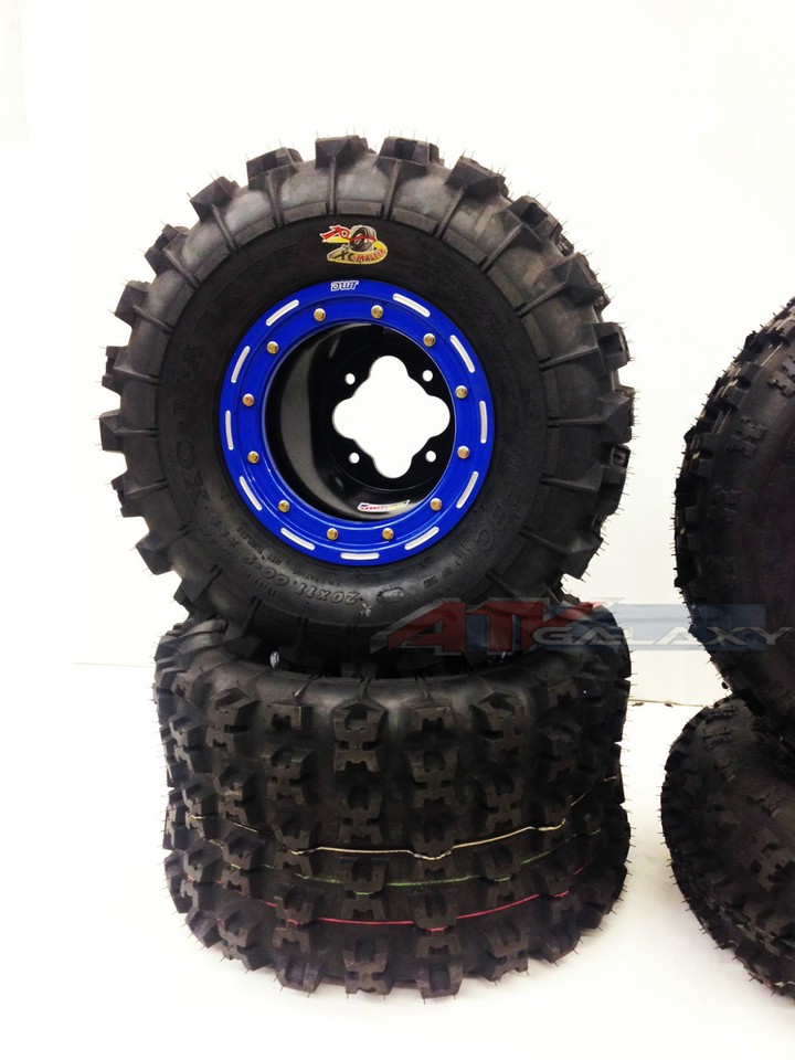 Yamaha Banshee YFZ450 DWT G3 Beadlock Rims GBC XC Master Tires Front ...