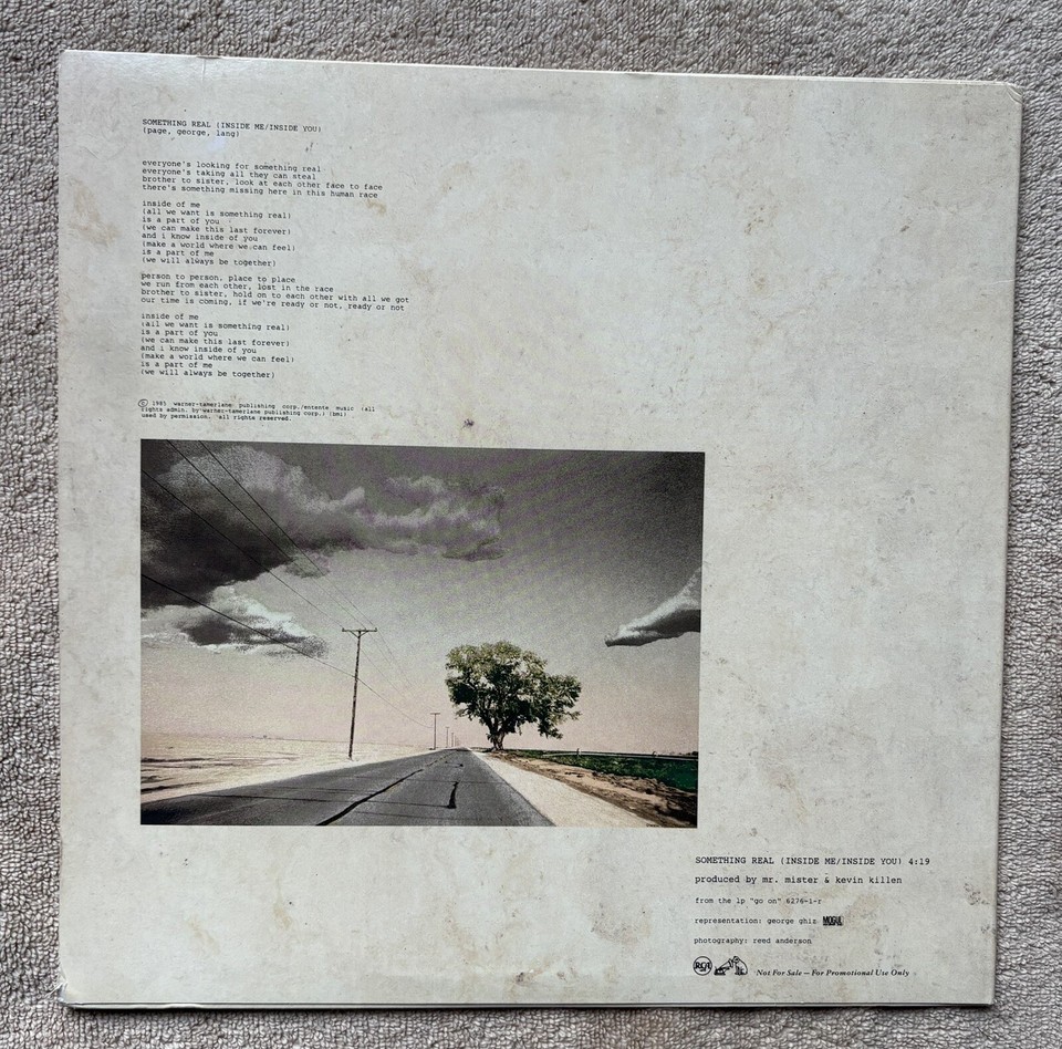 MR MISTER - SOMETHING REAL (Inside Me / Inside You) 12" Vinyl PROMO ...
