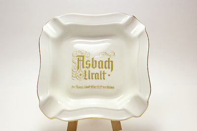 German Brandy Advertising Ashtray ASBACH URALT - Thomas Germany | eBay