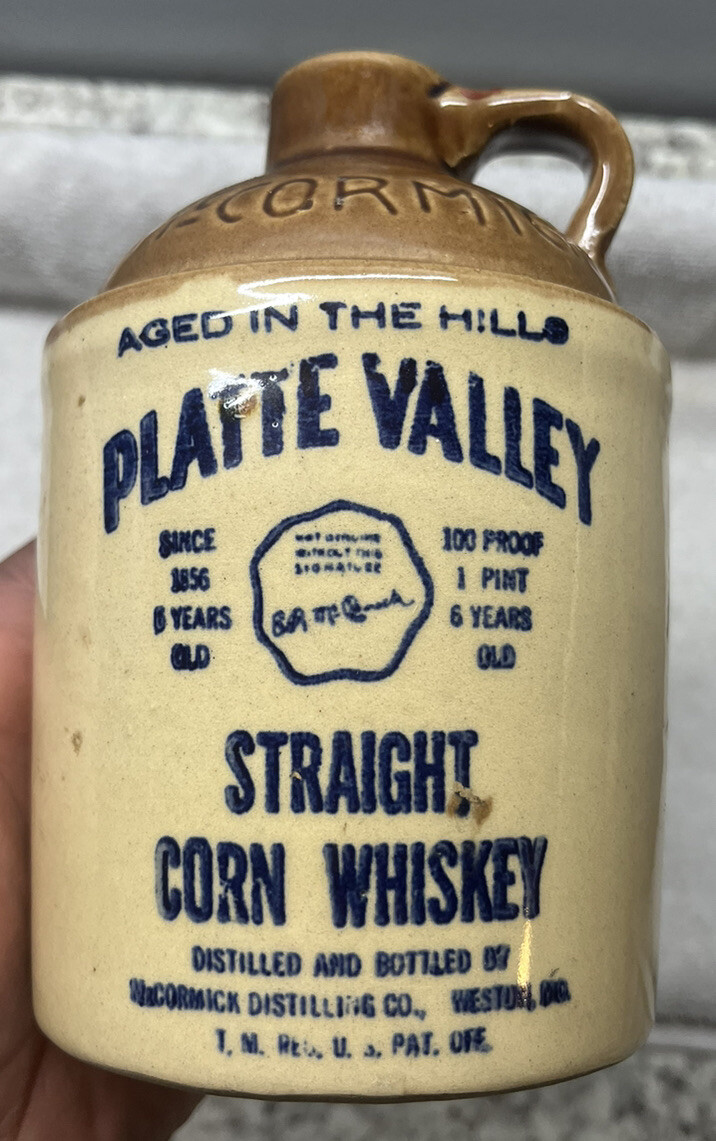 MCCORMICK PLATTE VALLEY CORN JUG WHISKEY | eBay