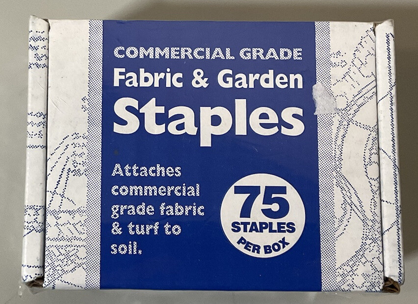 Commercial Grade Fabric & Garden Staples 75 Staples Per Box | eBay