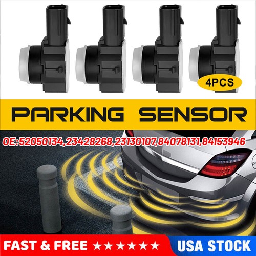 4PCS NEW 23428268 Parking Sensor For Silverado Chevy Cadillac Buick ...