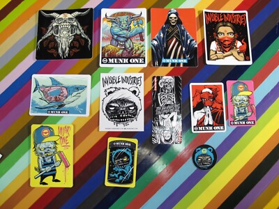 Munk One M1 graffiti art poster pop sticker - Soundgarden Pearl Jam ...