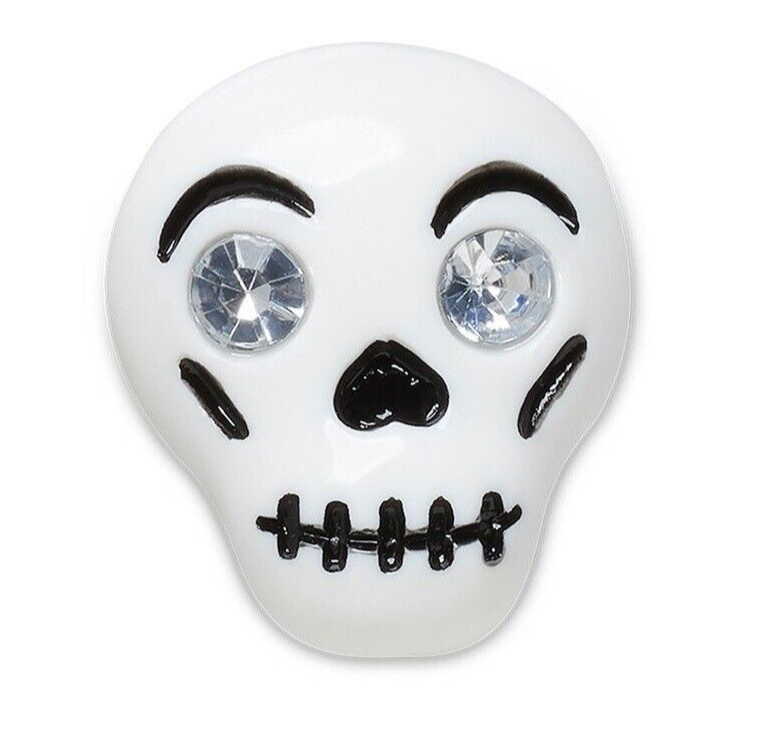 Crocs Jibbitz Charm Hopeless Romantic Skull • Authentic Jibbitz NWT ...