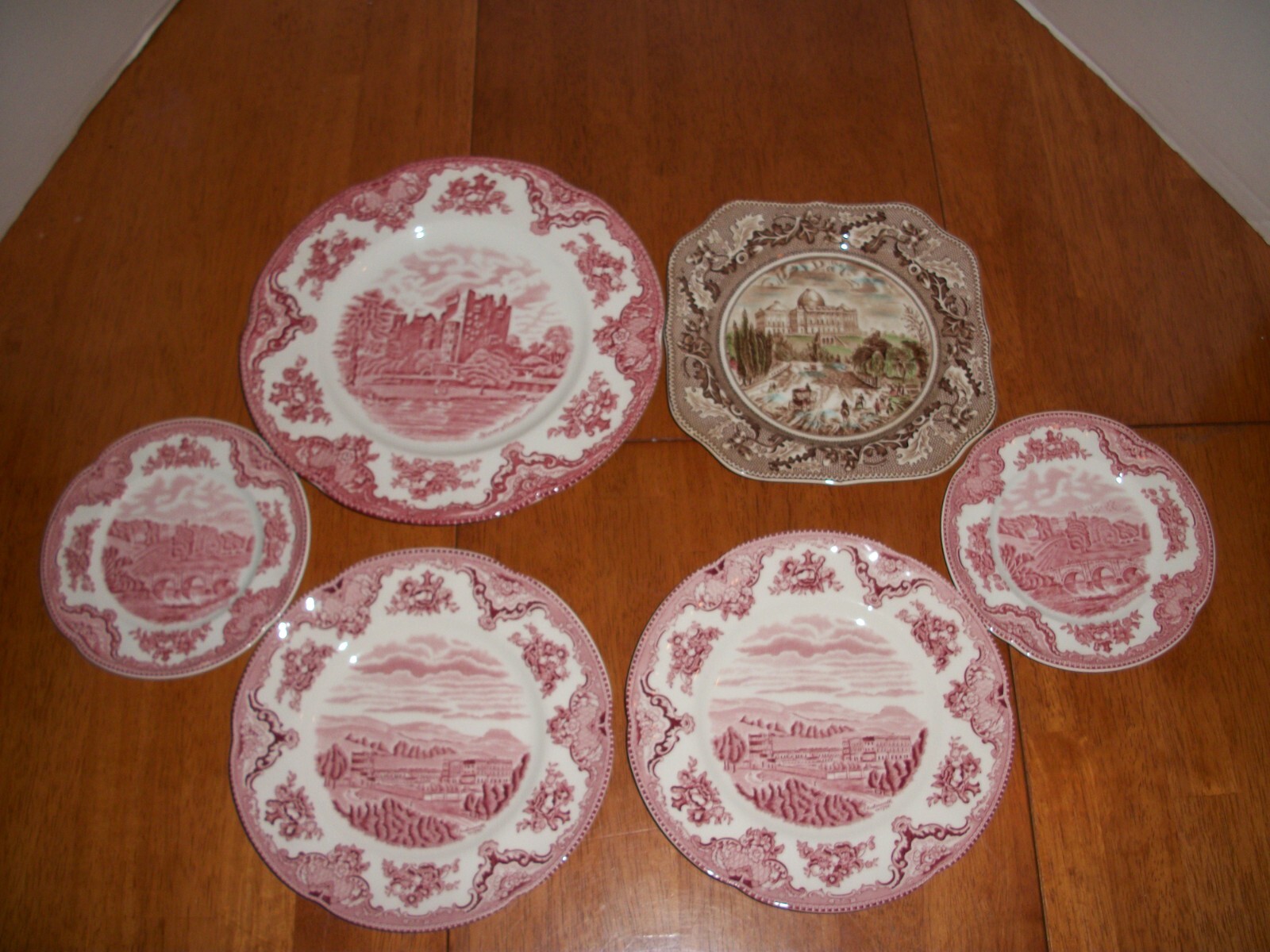 Mixed Lot of 6 Vintage Johnson Brothers Transferware Plates | eBay