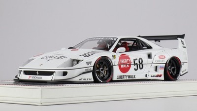 Ferrari F40 Competizione LBWK (White LBWK Livery) [Davis & Giovanni] 1/ ...