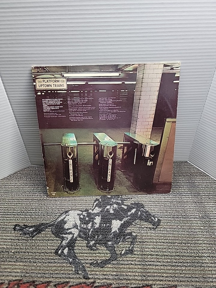 Billy Joel 'Turnstiles' 1976 Columbia Records FIRST PRESS w/Orig Inner ...