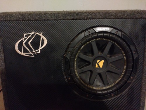 10 inch Kicker Comp C subwoofer with box | eBay