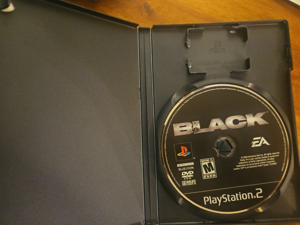 Black PS2 PlayStation 2 Black Label Disc Good shape Tested Working | eBay