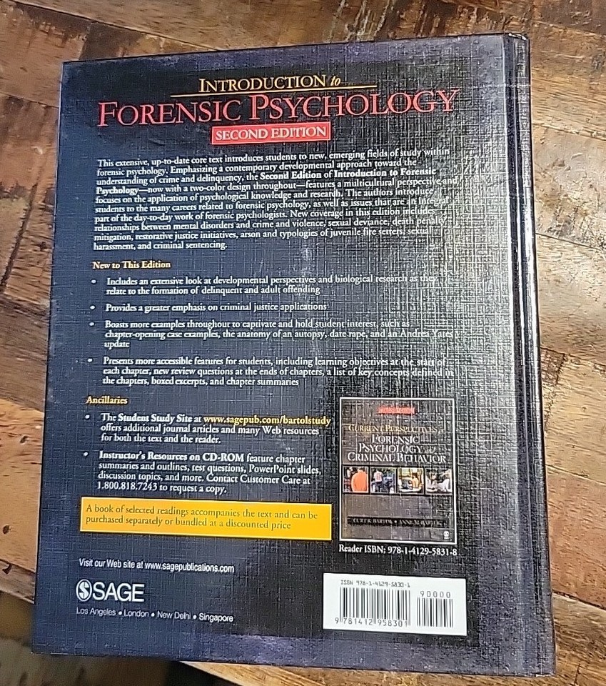 Introduction to Forensic Psychology Research and Application ...