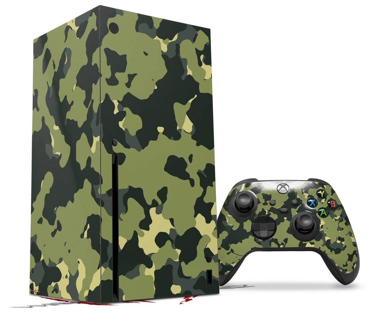 Xbox 360 Old Shape Urban Camouflage Camo Army Sticker Skin