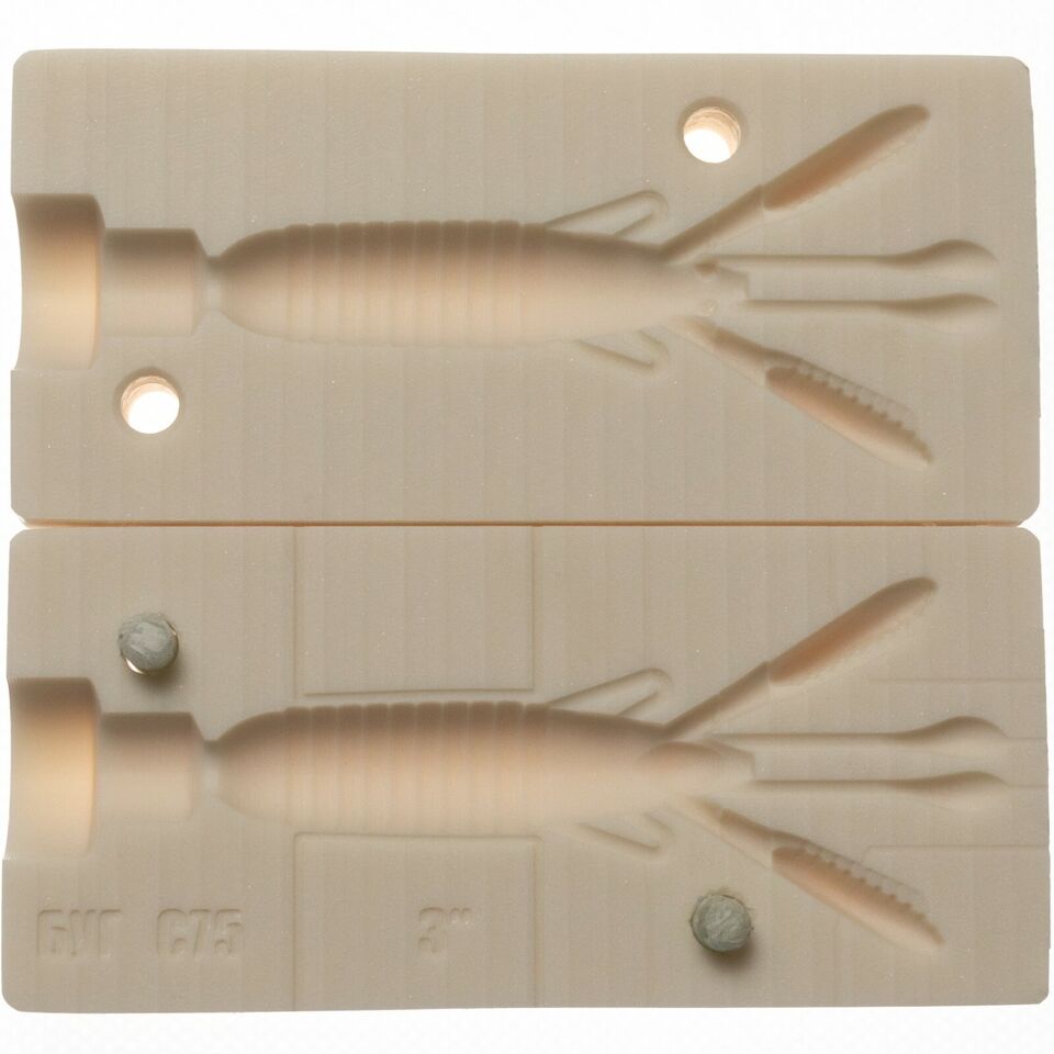 Jackall Cover Craw Fishing Mold Lure Bait Mold Crayfish Soft Plastic 75 ...