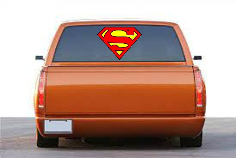 Superman Car Window Vinyl Decal Laptop Truck Bumper Sticker | eBay