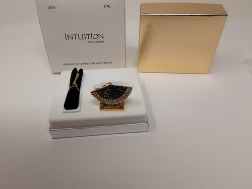 Estee Lauder Venetian Fan Compact For Intuition Solid Perfume 2003 | eBay